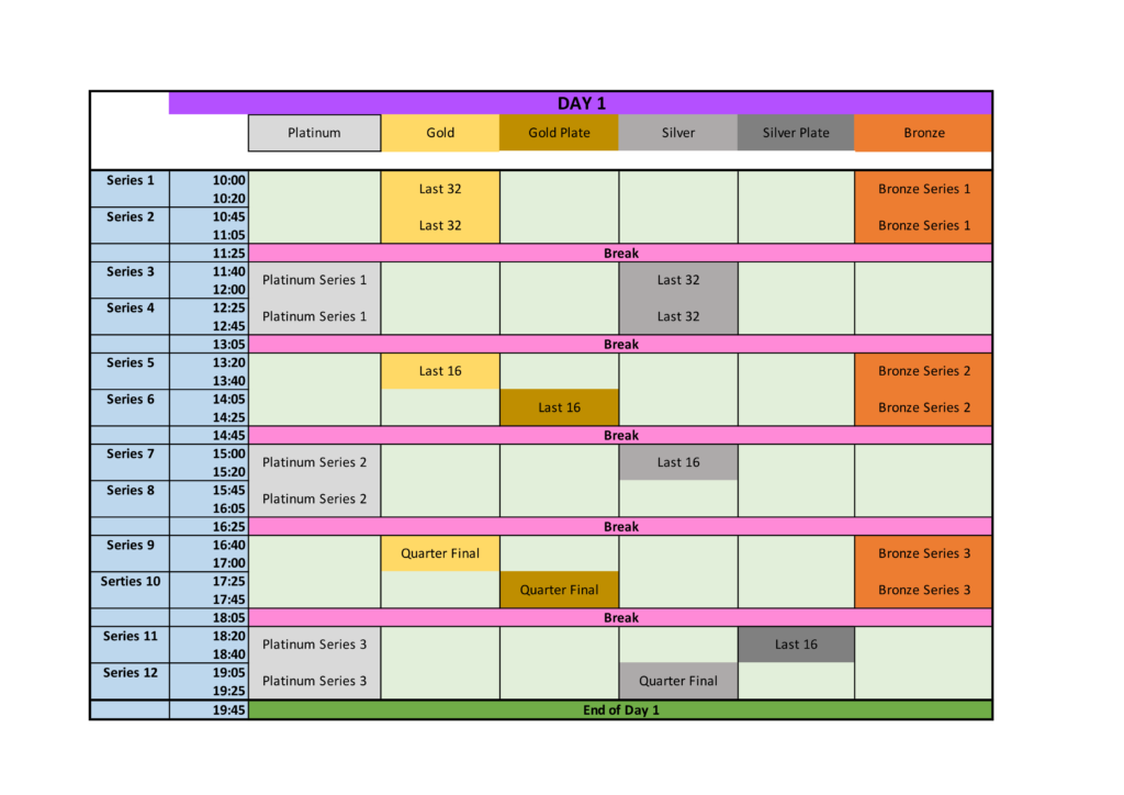 Event Schedule
